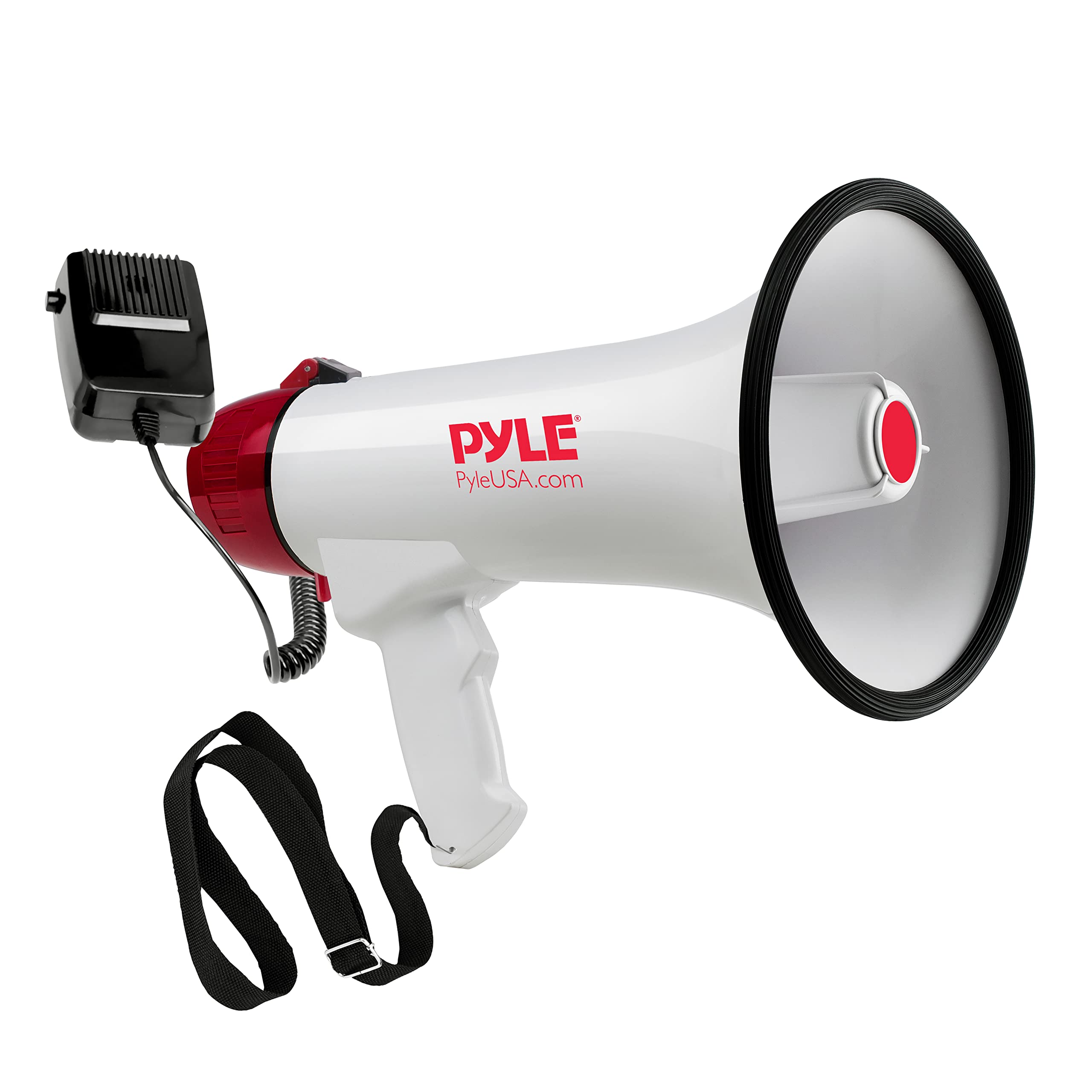 Pyle 40 Watt Professional Megaphone Clear Sound & Ergonomic Grip - Mul ...